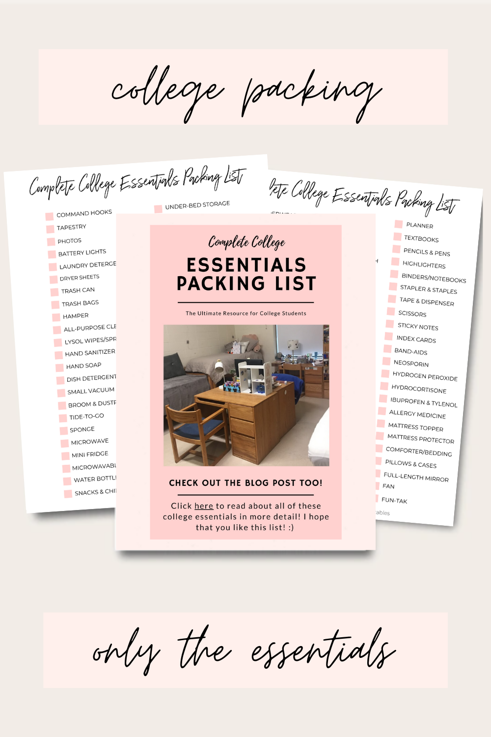 10 Super Helpful Things I Didn’t Expect To Need In College - Positivity ...